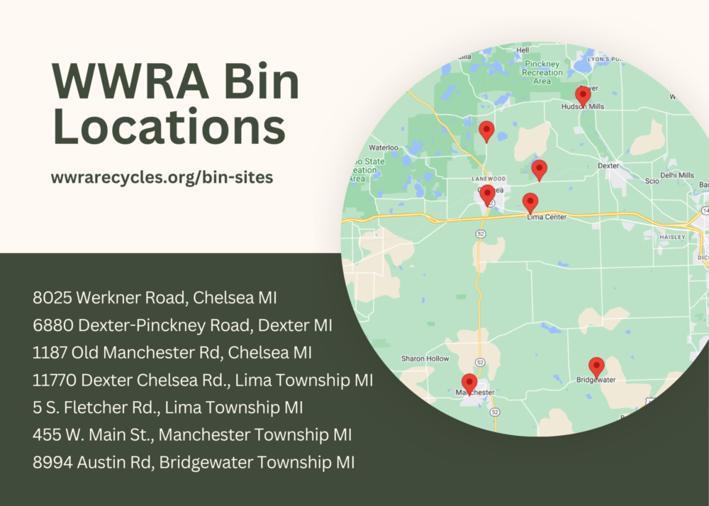 Drop Off Bin Locations – Western Washtenaw Recycling Authority